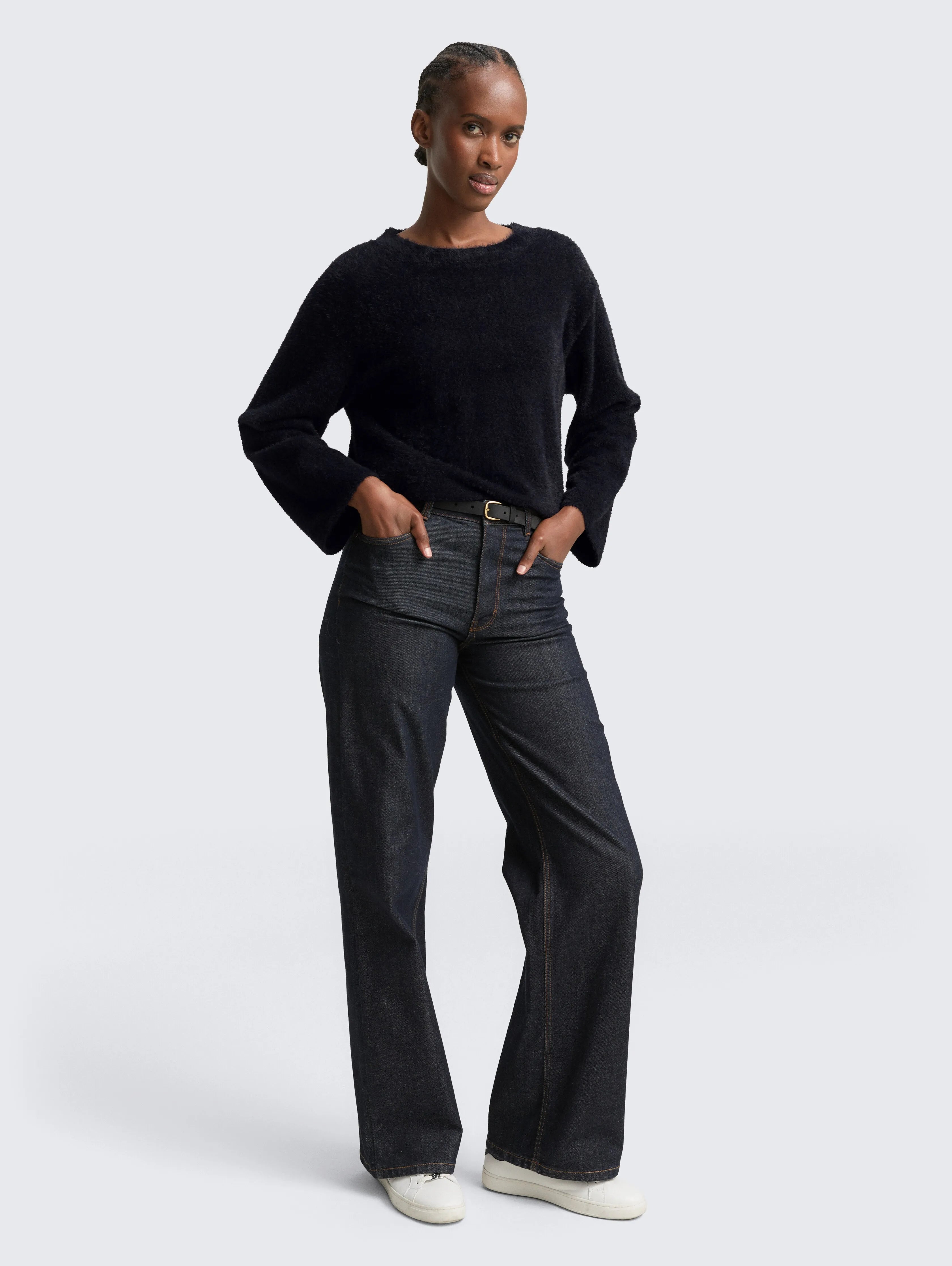 Buy Knitted Jumper Made From Feather Yarn – Tom Tailor in Kuwait
