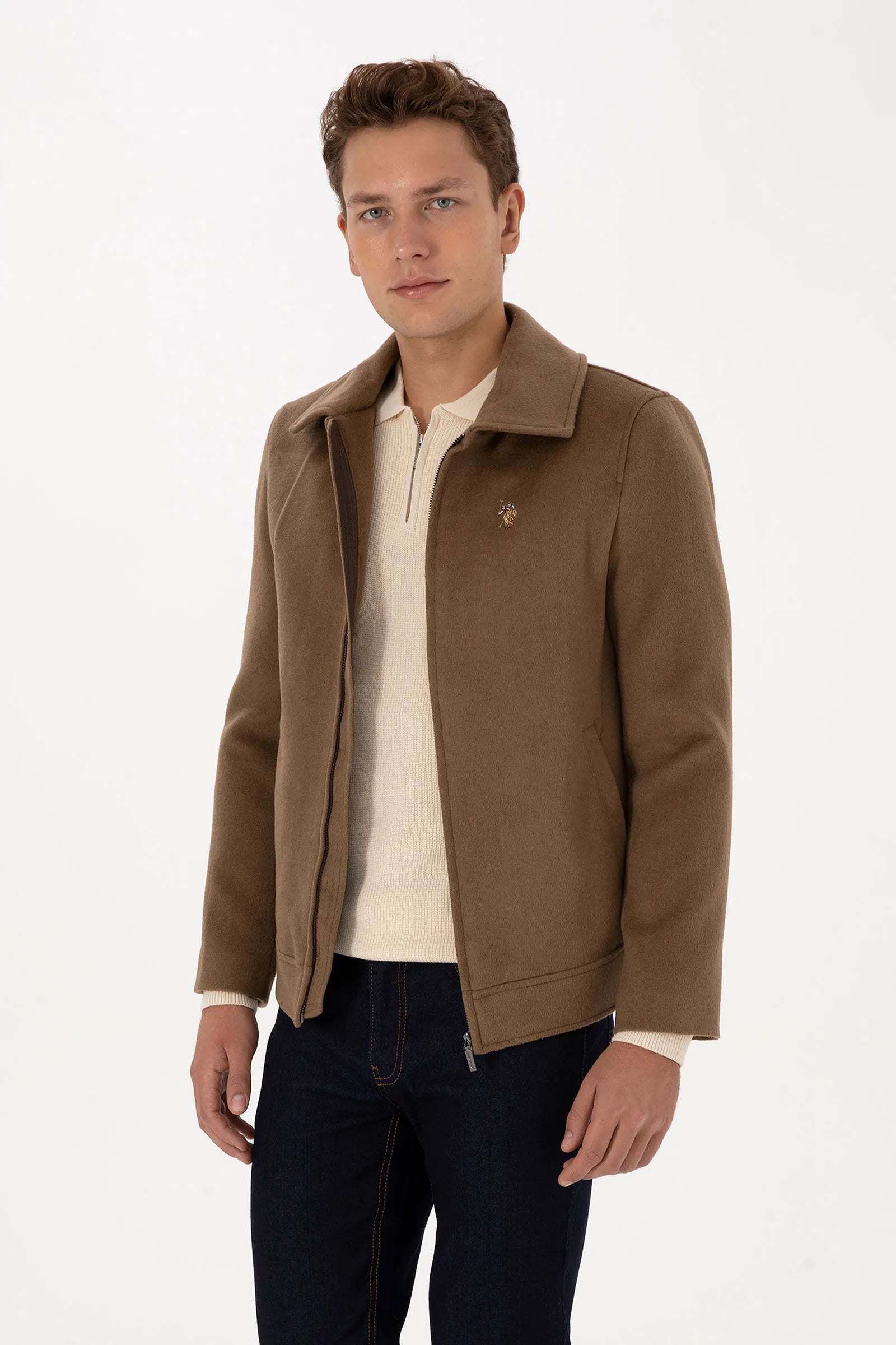 Buy Biscuit Suede Jacket – BEVAVA