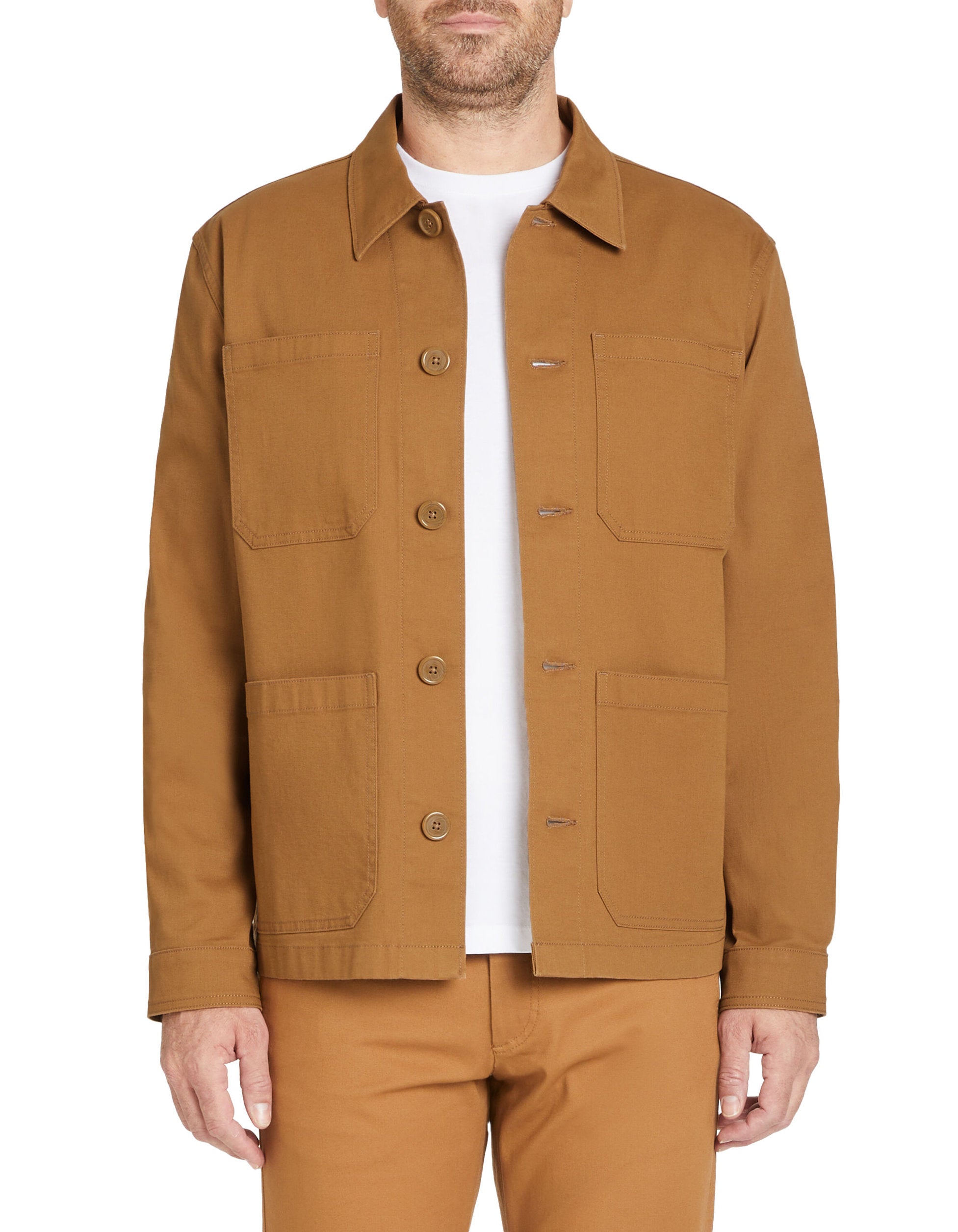 Shirt Collar Jacket - Brown - BEVAVA – Celio in Kuwait