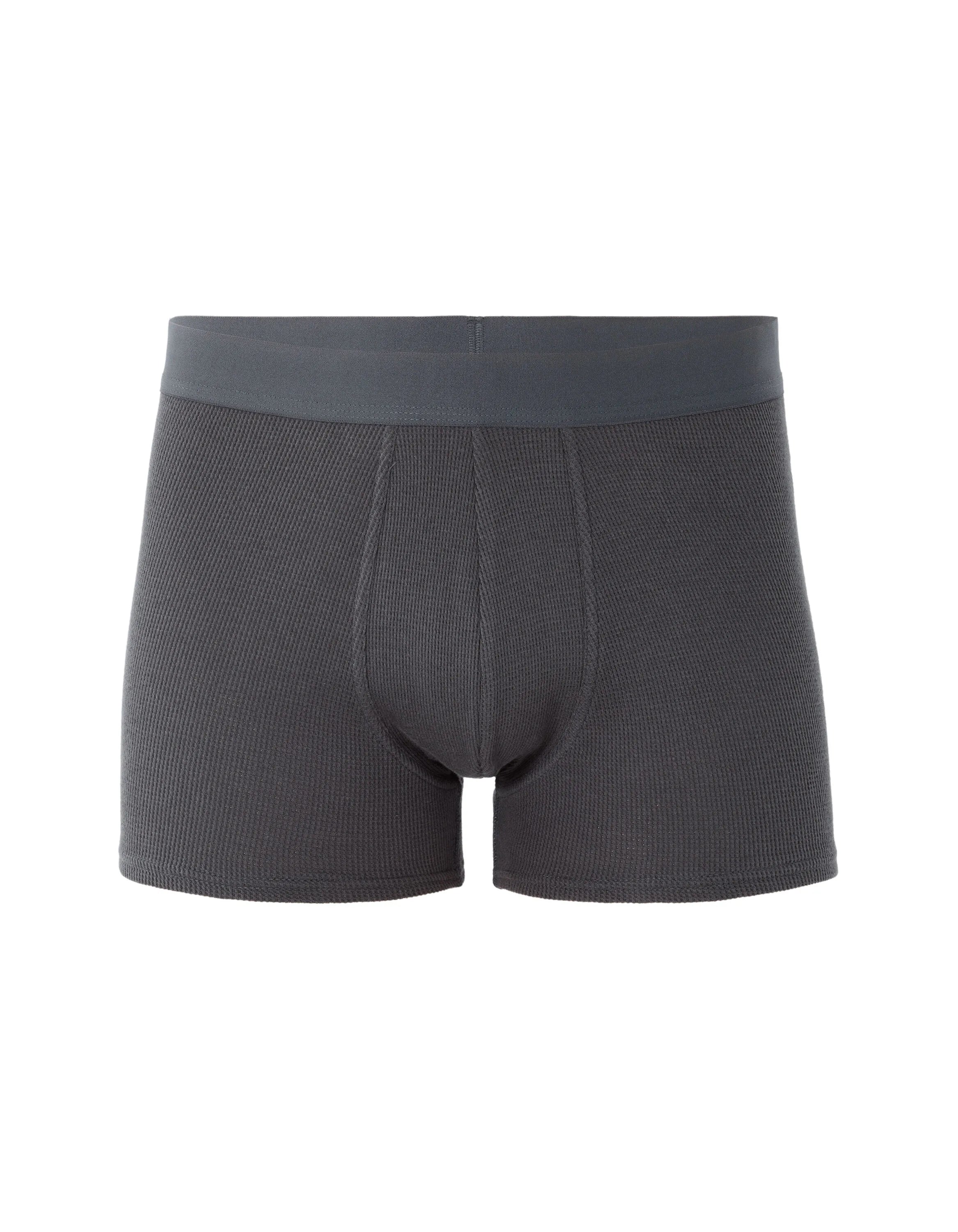 Buy Plain Waffle Stretch Cotton Boxer Shorts – Celio in Kuwait