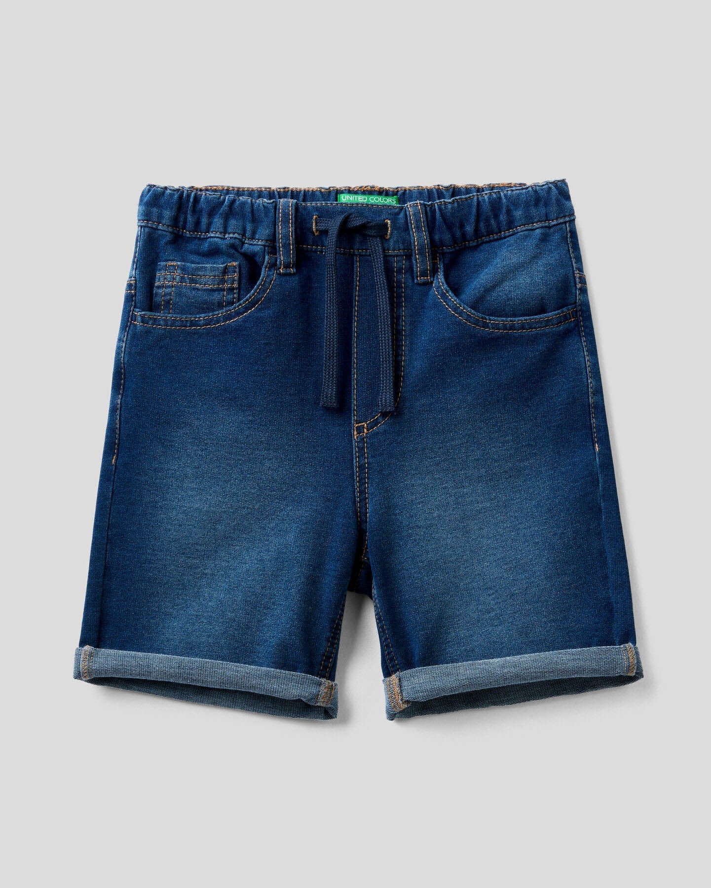 Middle Blue Bermuda - BEVAVA – Benetton in Kuwait