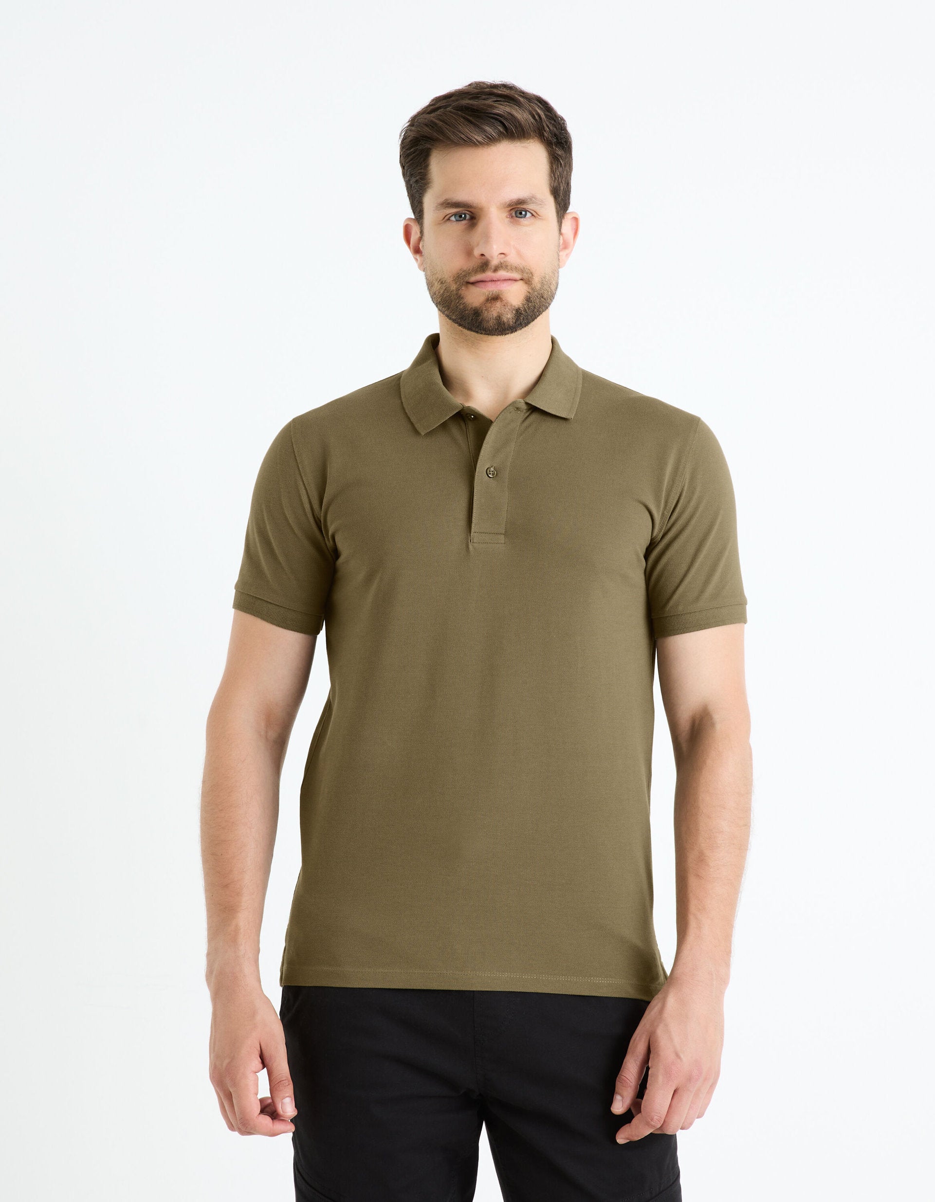 100% Cotton Pique Polo Shirt - BEVAVA – Celio in Kuwait